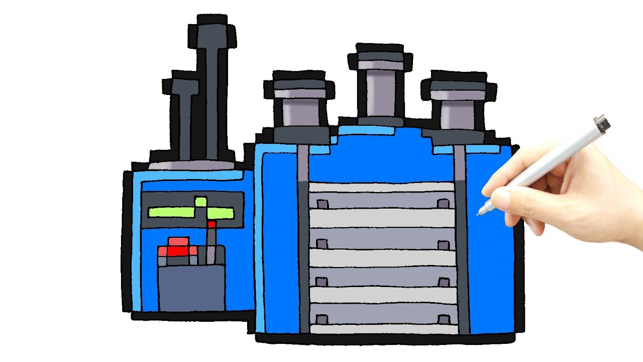 How to draw fuse machine steal a brainrot roblox | step by step - YouTube