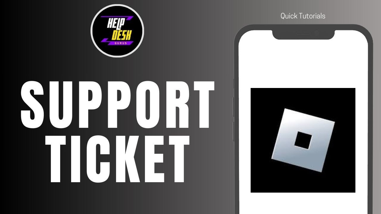 What to do with roblox support ticket - YouTube