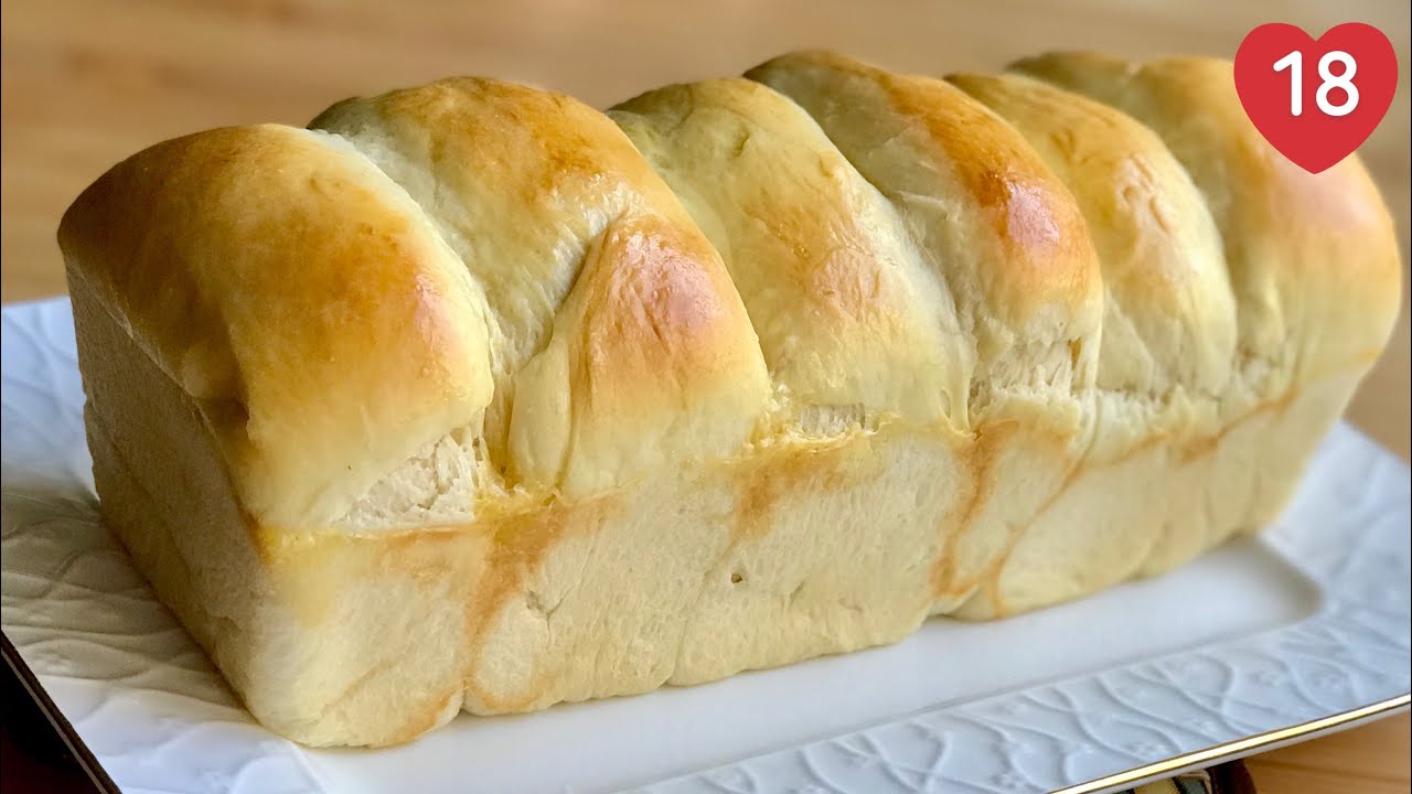 Fluffy & Soft MILK BREAD with cream cheese / KIRI cream cheese - YouTube