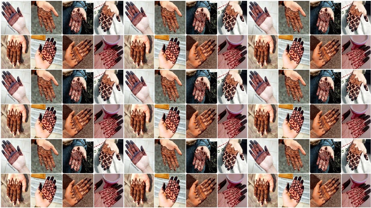 Finger Mehndi Designs For Front Hand/Finger Mehndi Design/Simple Mehndi ...