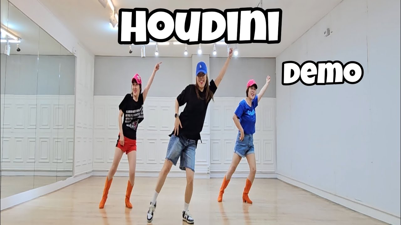 Houdini - Line Dance (Demo) / Beginner - YouTube