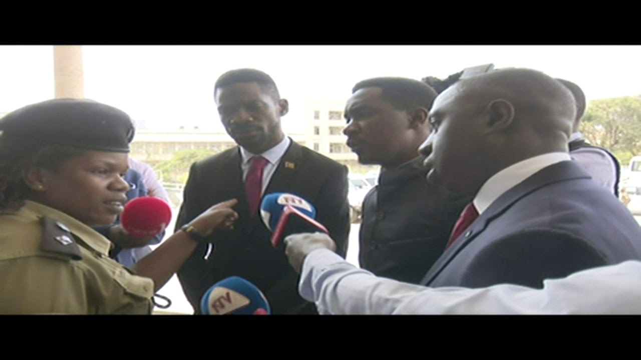 Scuffle at Parliament as Police Blocks Kyadondo East MP Hon. Robert ...