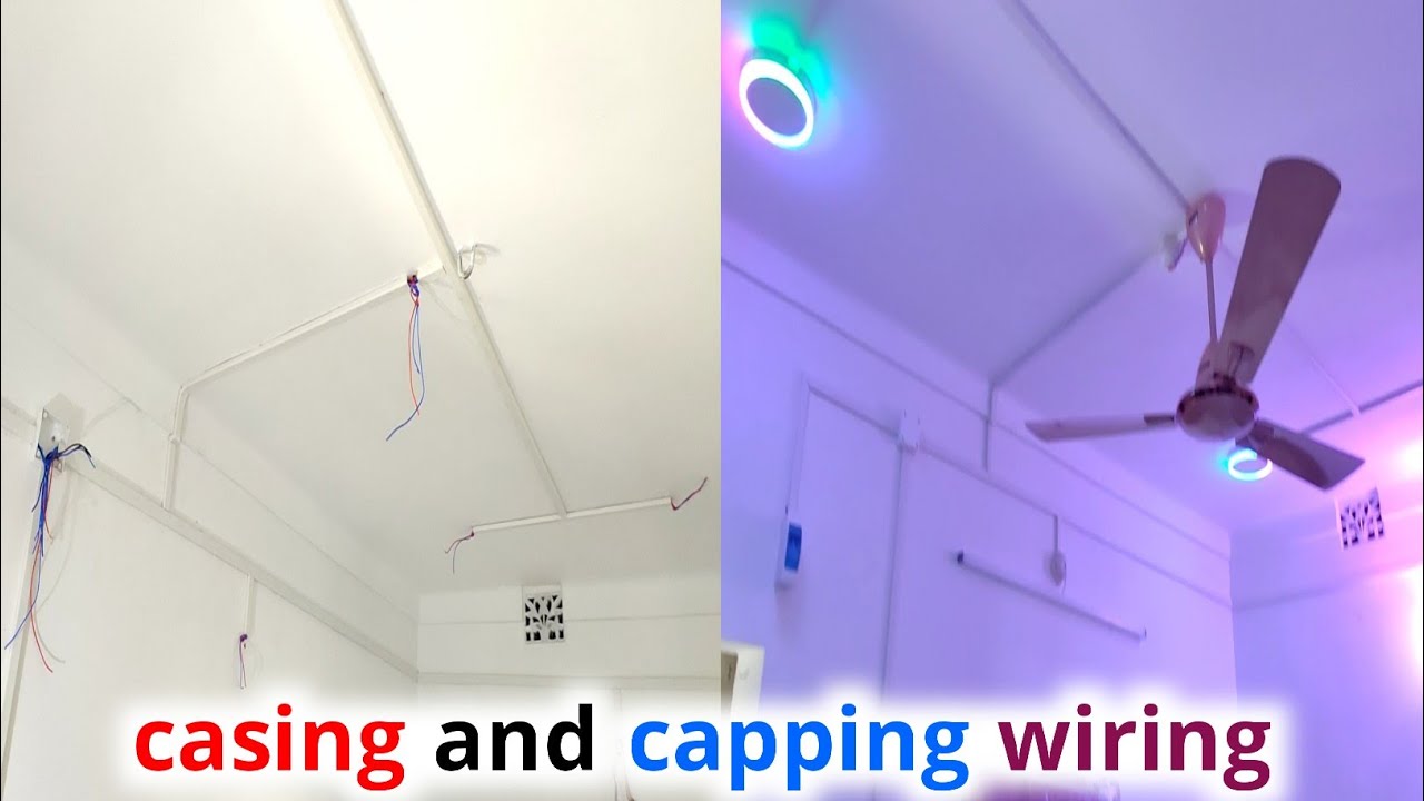 casing and capping wiring kaise karen // casing wiring // casing wiring ...