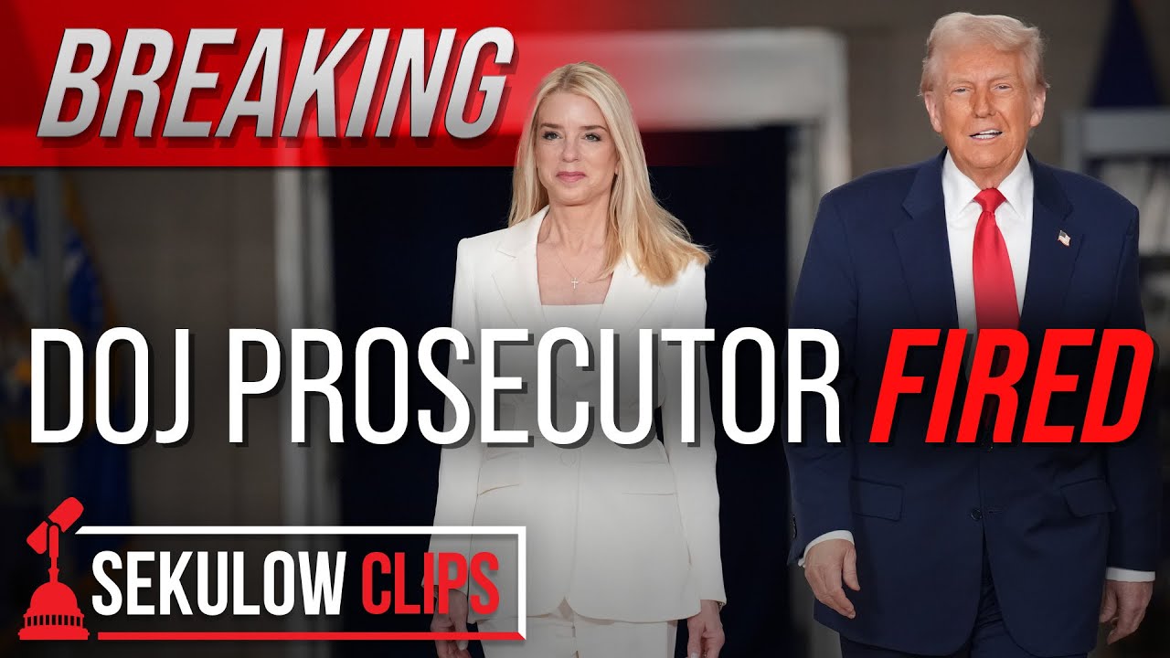 SHOCKING: DOJ Prosecutor FIRED - YouTube