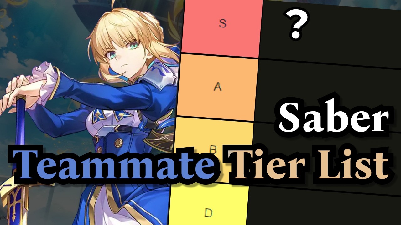 Saber Teammate Tier List! How Do You Unlock Her Full Strength? | Honkai ...