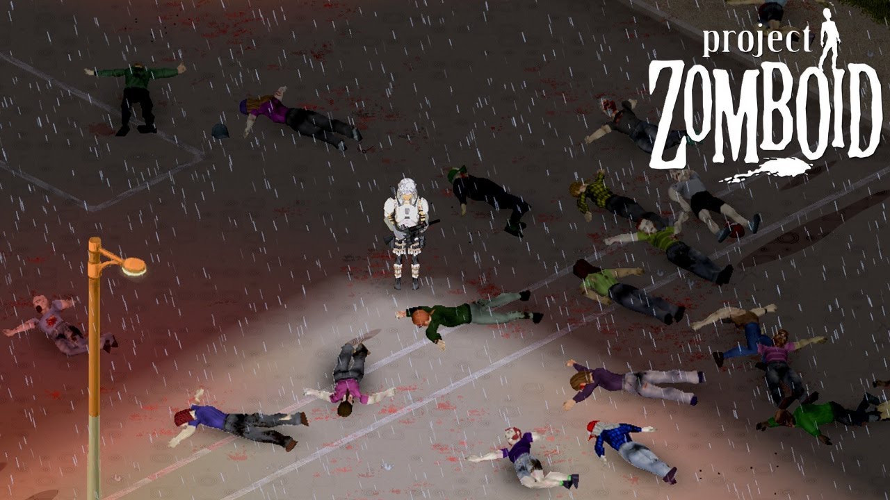 SURVIVING my first life with sprinters and bandits in Project Zomboid ...