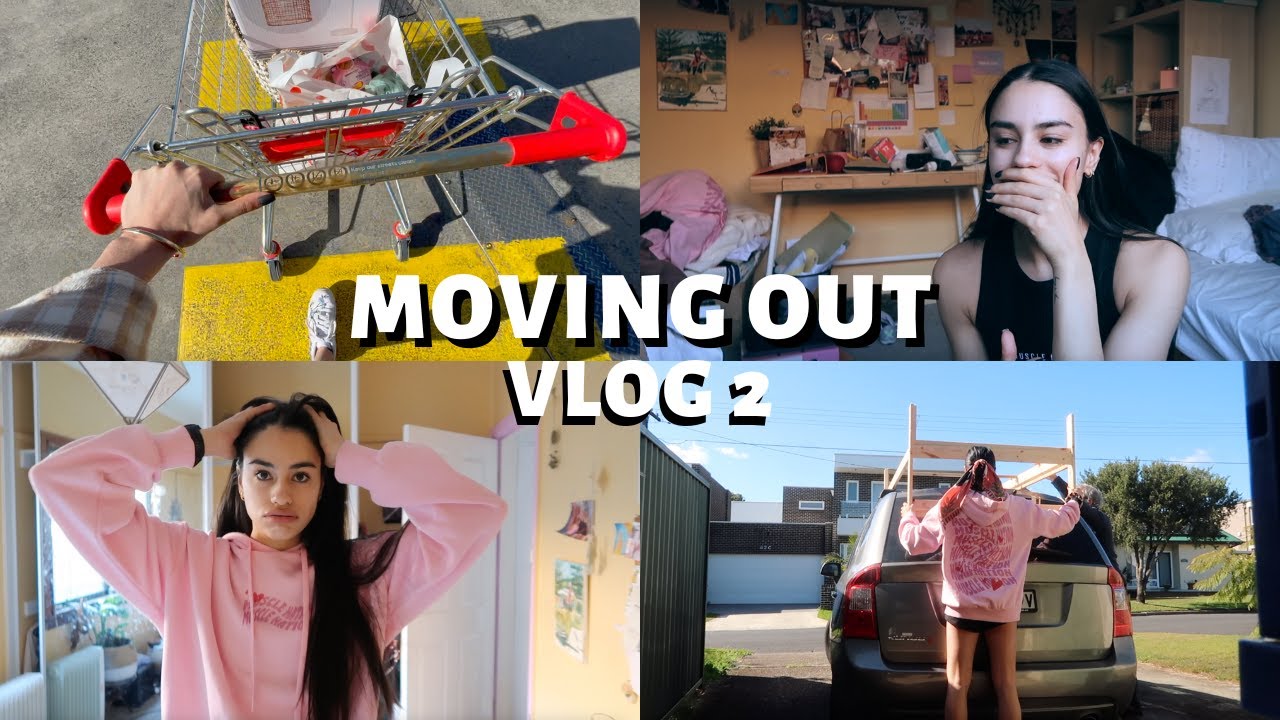 MOVING OUT DAY! [MOVING VLOG 2] - YouTube