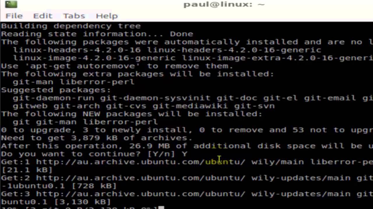 How to install git in Unix - YouTube