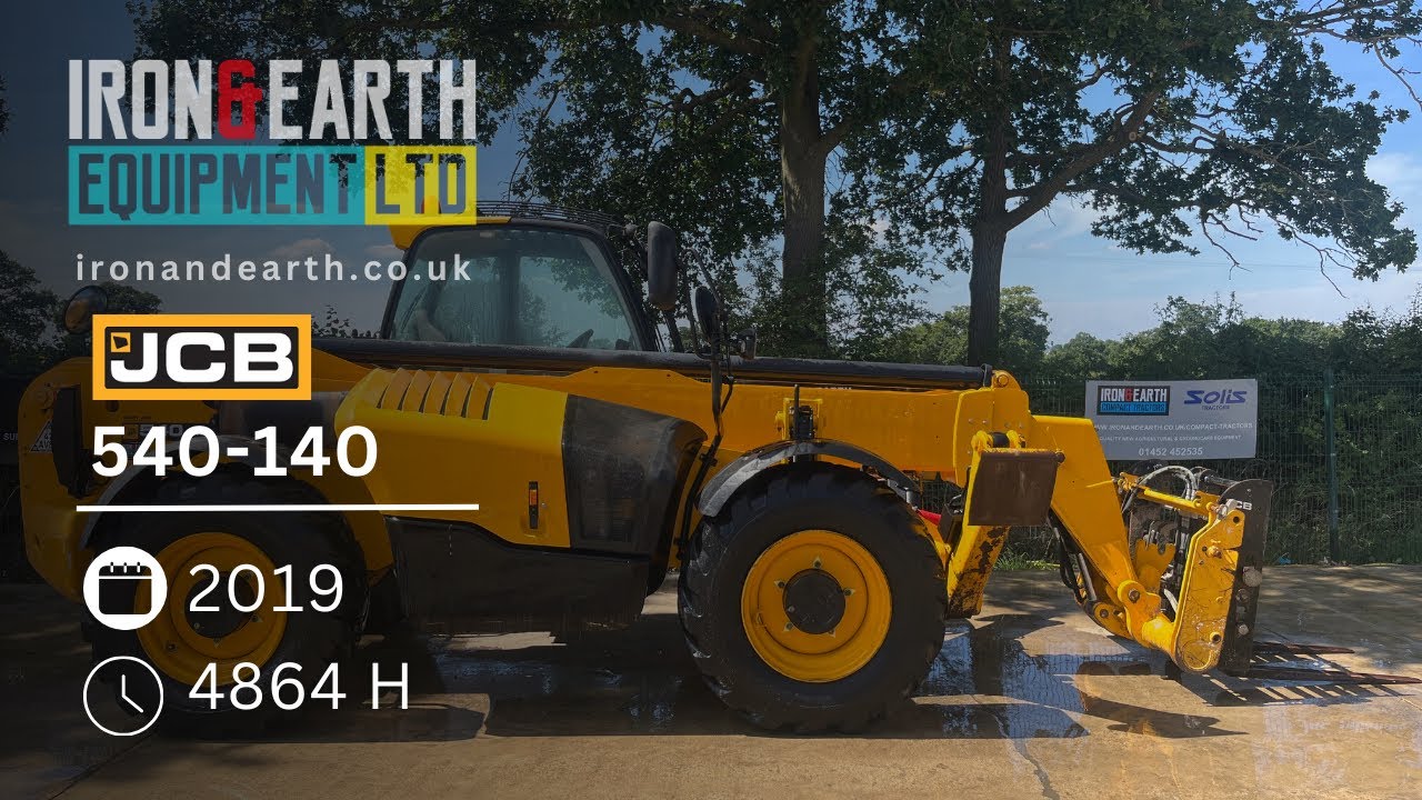 2019 JCB 540-140 14m Telehandler - YouTube