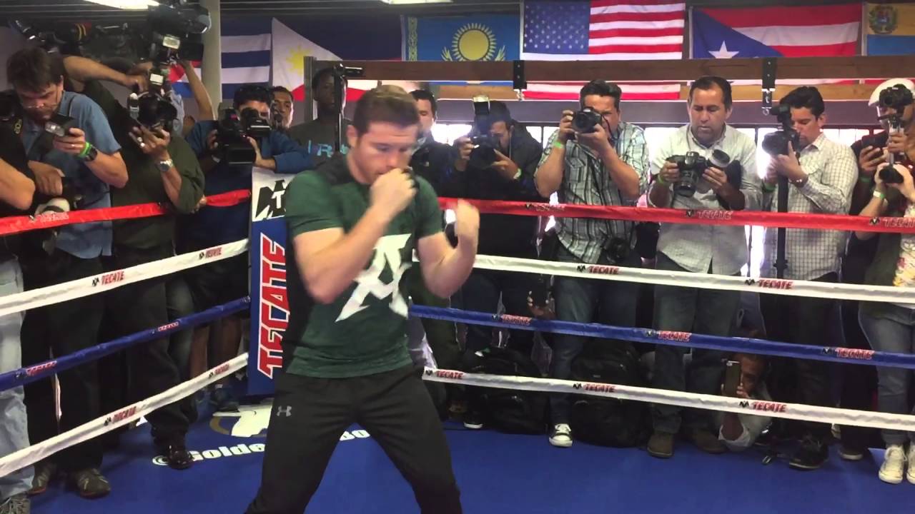 CANELO SHADOW BOXING AHEAD OF AMIR KHAN CLASH MAY 7TH - EsNews Boxing ...
