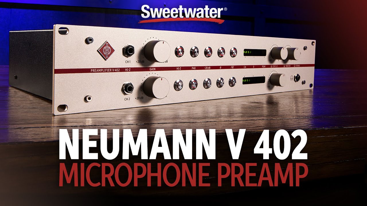 Neumann V 402 Microphone Preamp Demo - YouTube