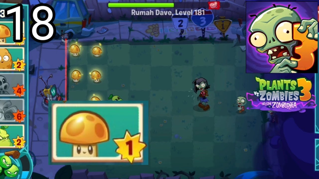 TANAMAN YANG DIBUTUHKAN DI MALAM HARI TELAH MUNCUL - Plants Vs Zombies ...