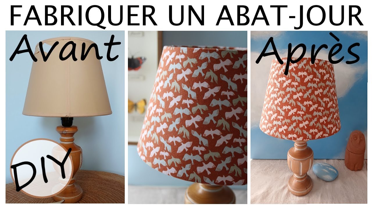 DIY fabriquer et personnaliser un abat- jour à moindre coût avec de la ...