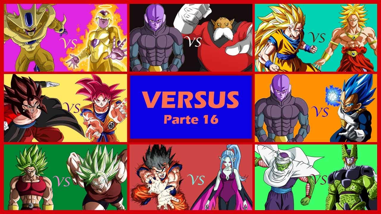 Versus 16: Hit vs Toppo | Goku God vs Vegetto SSJ4 | Kale vs Kale ...