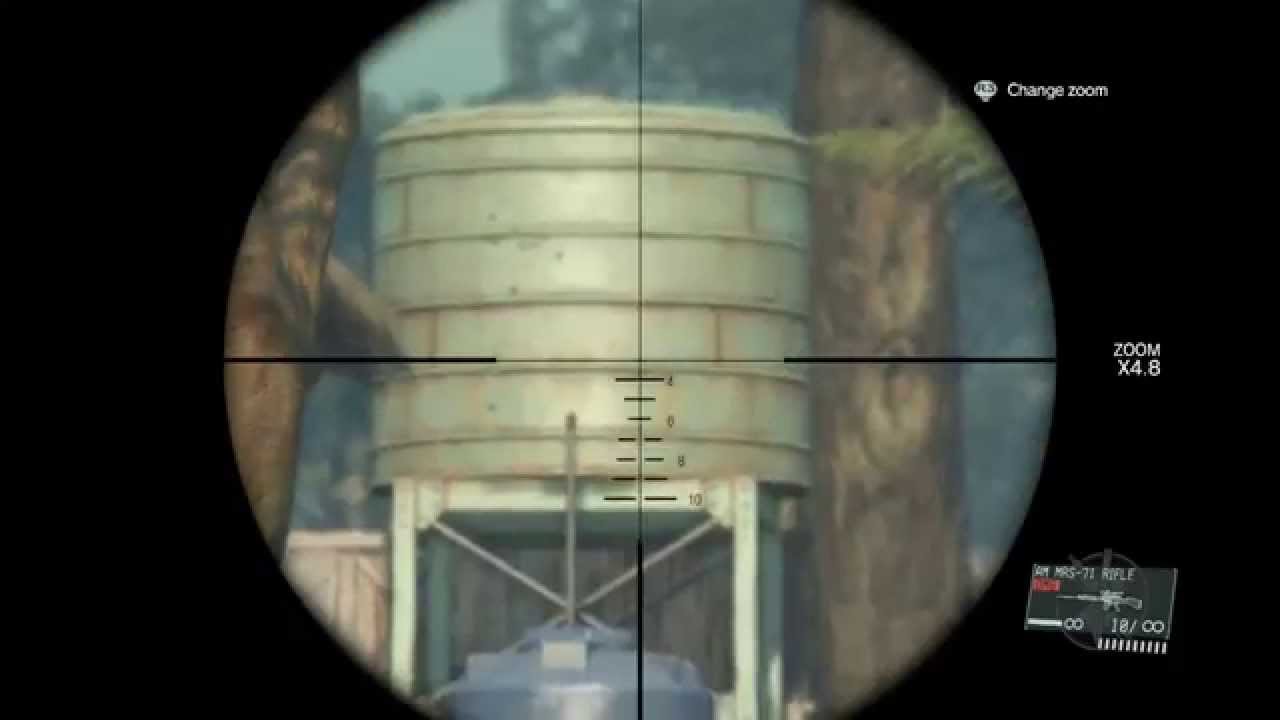 mgs5 mgo3 - Zooming in Decreases Recoil on the Sniper Rifle - YouTube
