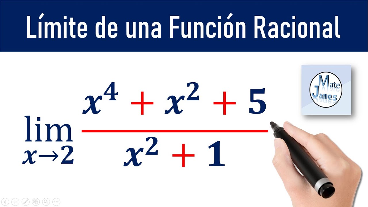 LÍMITE DE UNA FUNCIÓN RACIONAL - Ejercicio Resuelto - YouTube