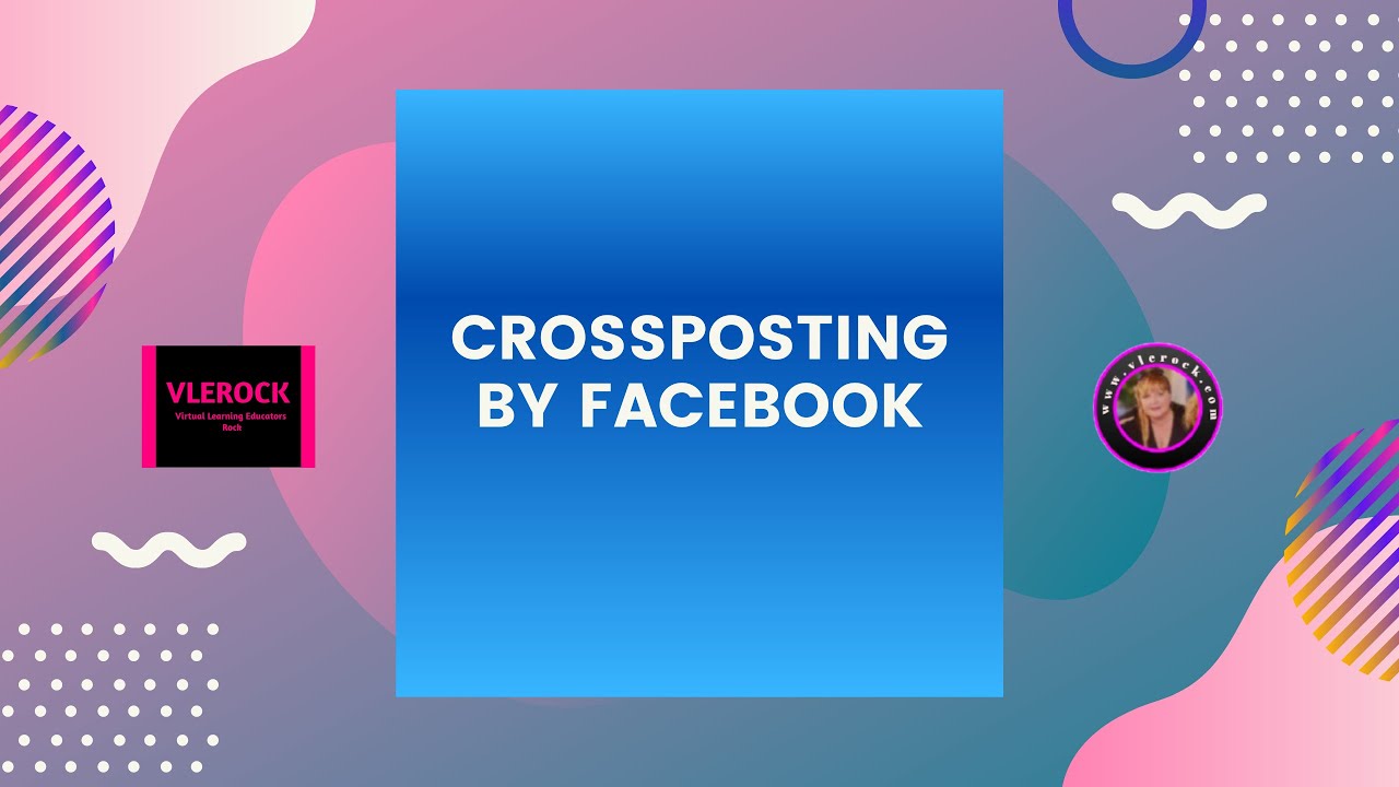 Crossposting on Facebook - YouTube