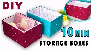 second life of old things // storage boxes from old carton