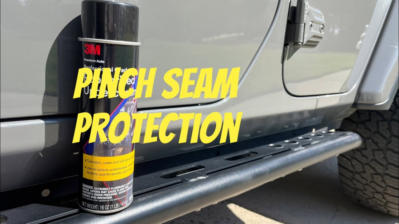 Protect Jeep pinch seam - YouTube
