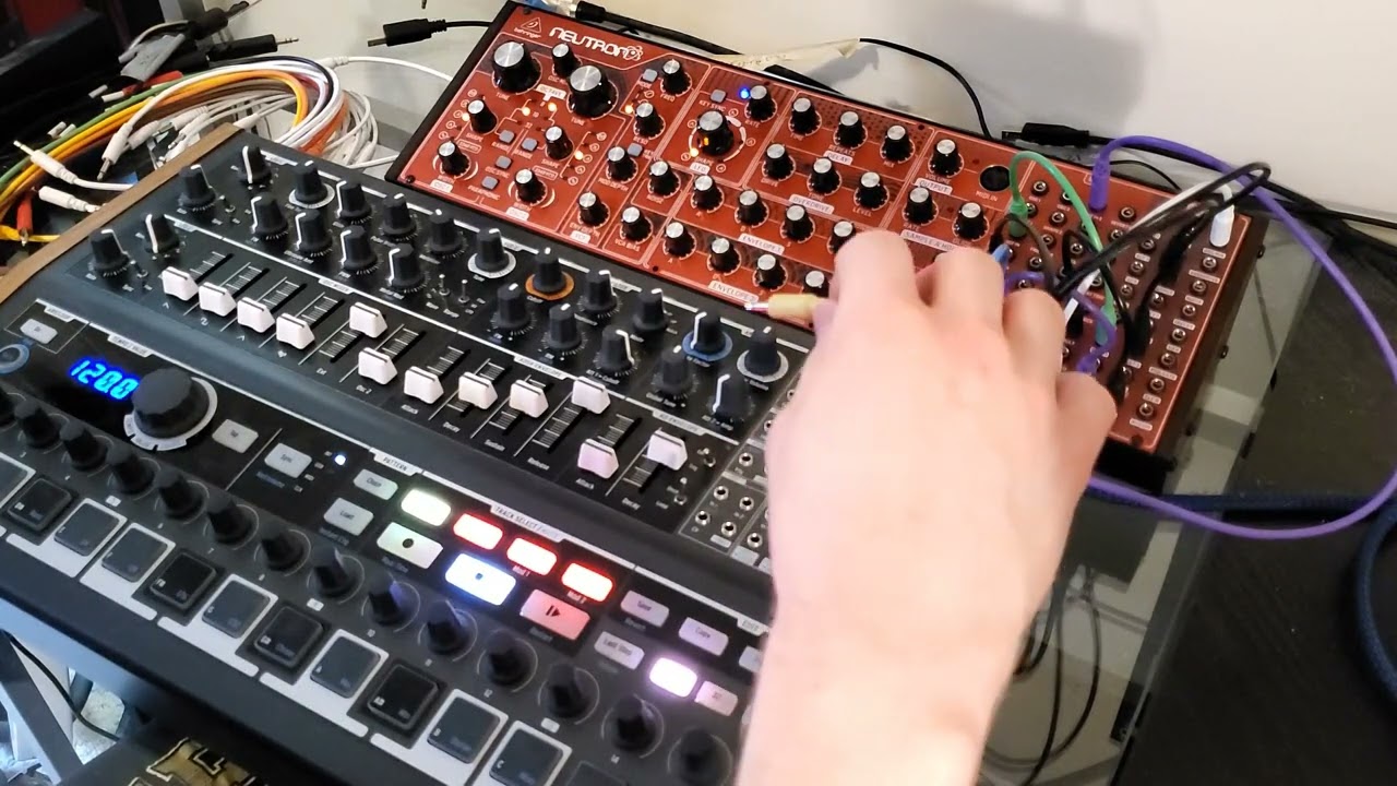 Patch From Scratch with Minibrute 2S and Behringer Neutron - YouTube
