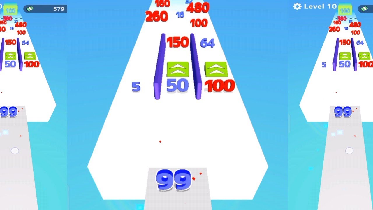 Number master game - run and Marge the numbers. - YouTube