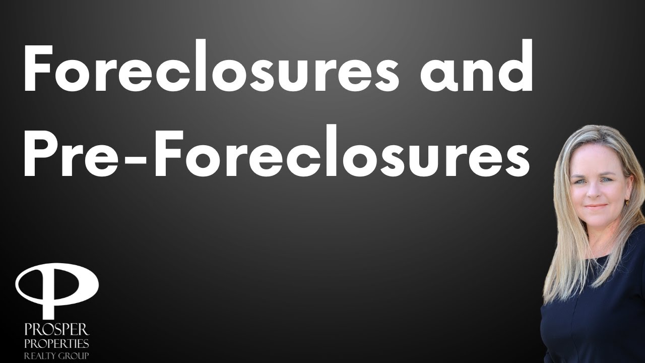 Foreclosures and Pre-Forclosures - YouTube