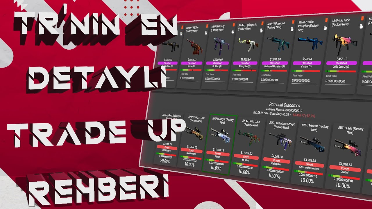 CS2 En Kapsamlı Trade Up Rehberi | CS2 Trade Up Nasıl Yapılır ...