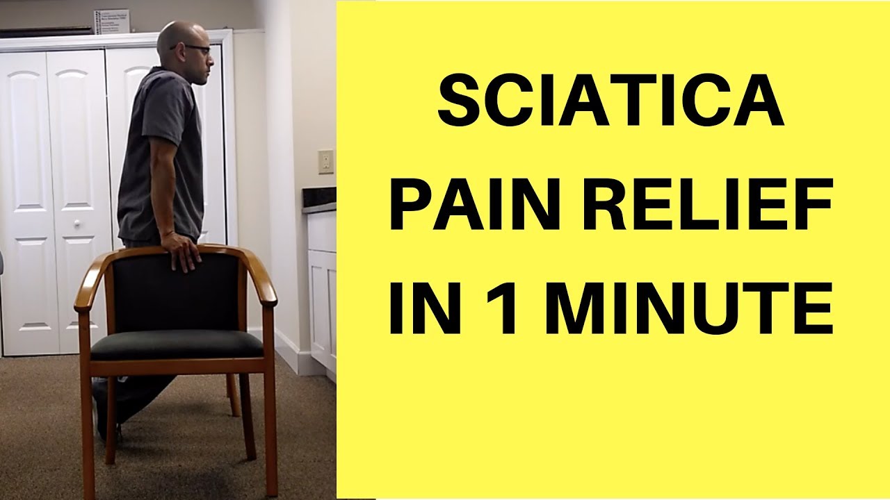 One Minute Sciatica Exercise (Quick Herniated Disc Pain Relief) - YouTube