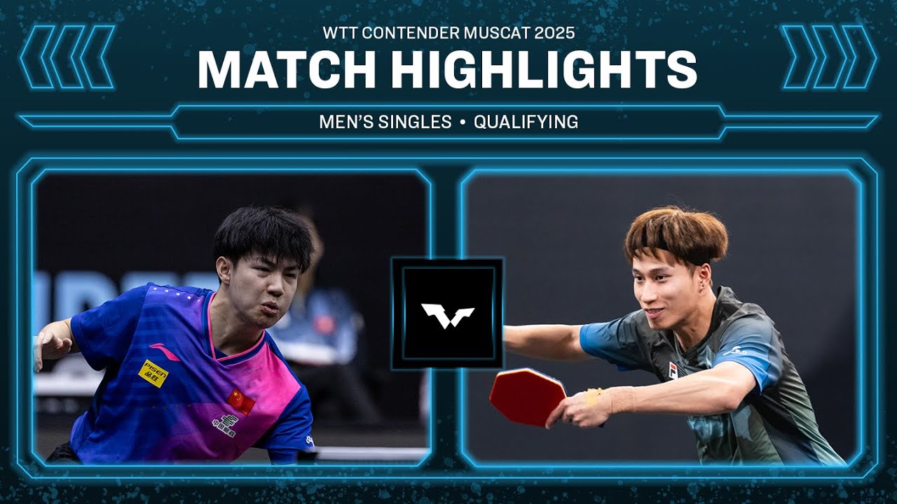 Huang Youzheng vs Kwan Man Ho | MS Qual | WTT Contender Muscat 2025 ...