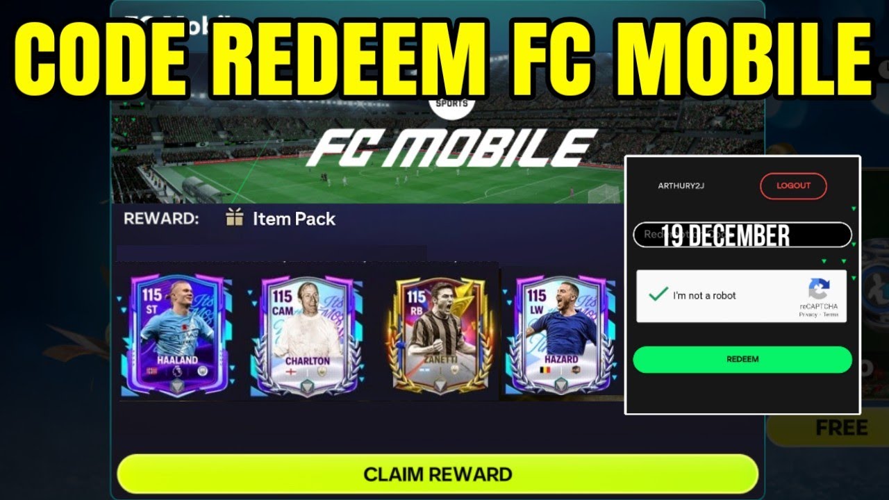 NEW FC MOBILE 25 CODES🎁 FOR 19 DECEMBER 2025 || How To Redeem Code ...