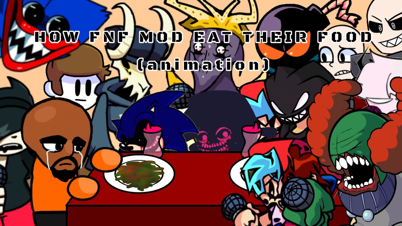 (shit post) |||how fnf mod eat their food animation||| - YouTube