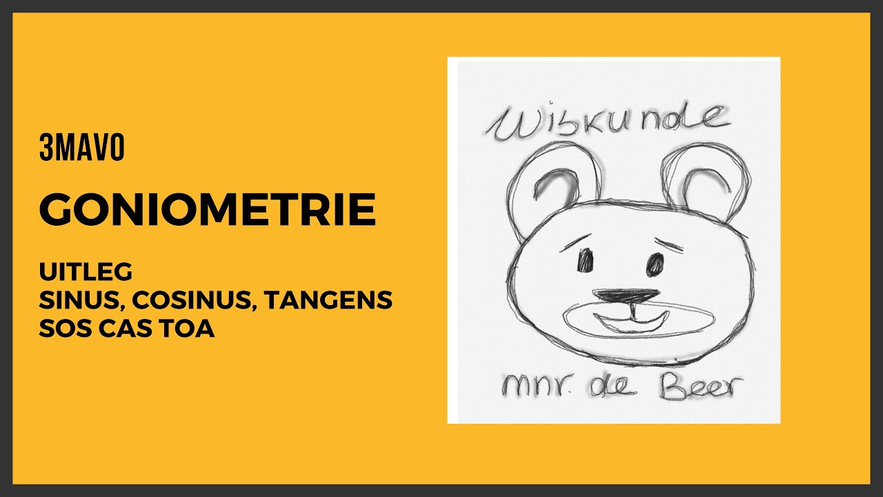 3Mavo - Goniometrie - Uitleg sinus, cosinus, tangens SOS CAS TOA - YouTube
