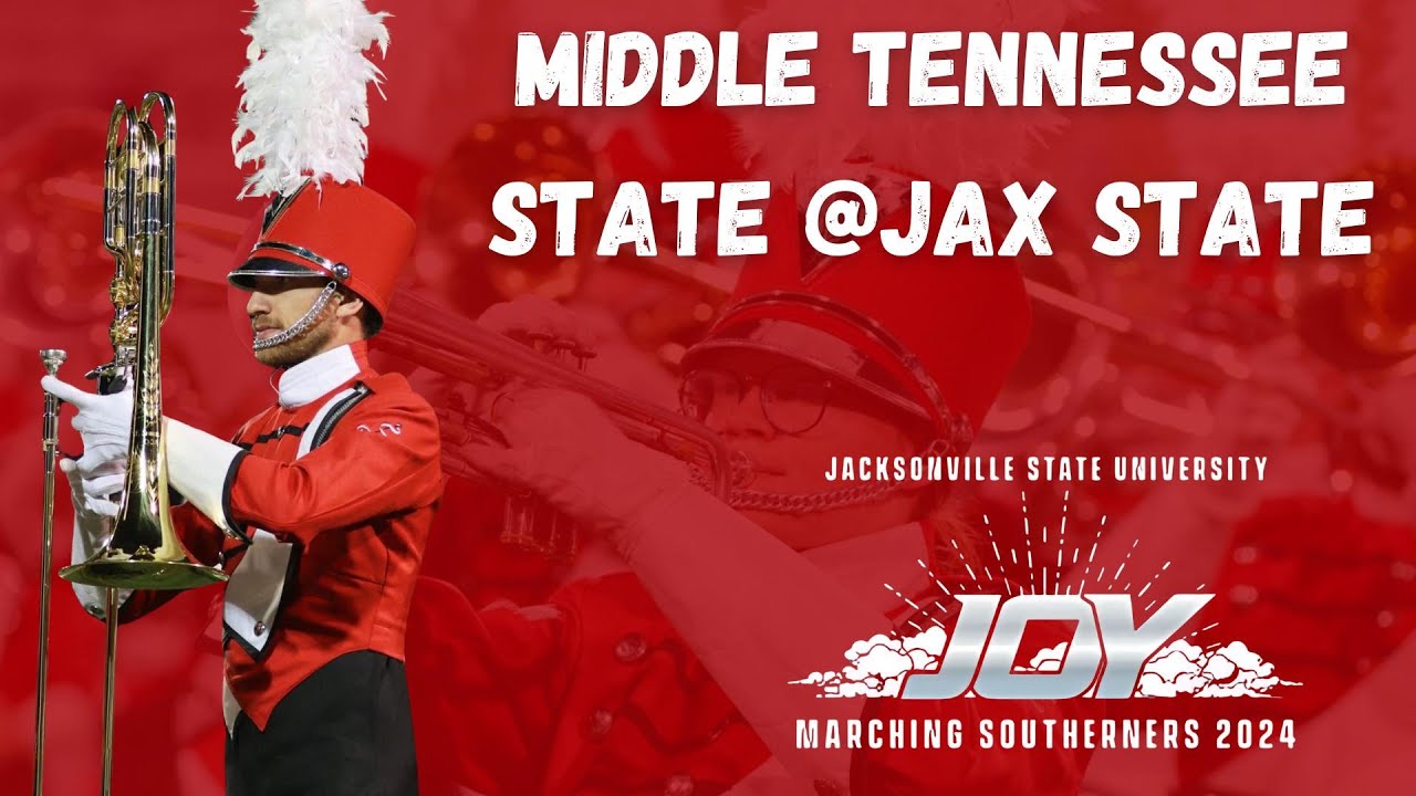 JSU Marching Southerners 2024– "Joy" | Middle Tennessee State @Jax ...