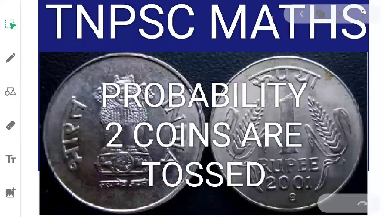 Probability | two coins are tossed | TNPSC - YouTube
