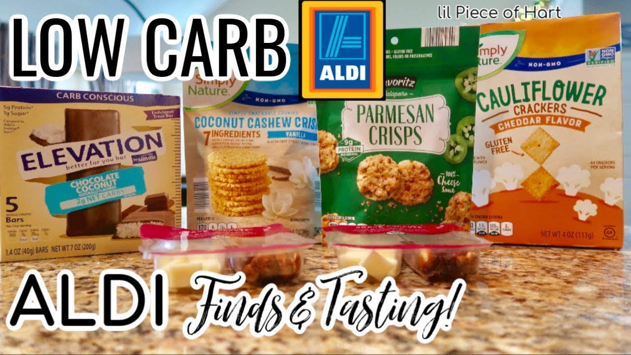 ALDI LOW CARB FINDS | Taste Test! | lil Piece of Hart - YouTube