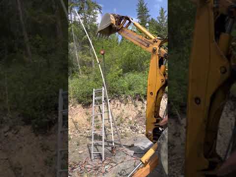 Homemade well pump pulling setup - YouTube