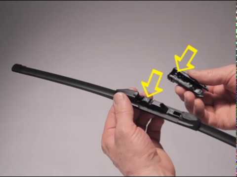 TRICO Flex Blade Pinch Tab Button Arm - YouTube