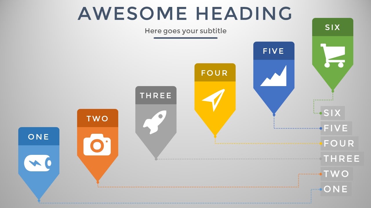 7 Microsoft PowerPoint 2016 Tutorial slide #4 design - YouTube