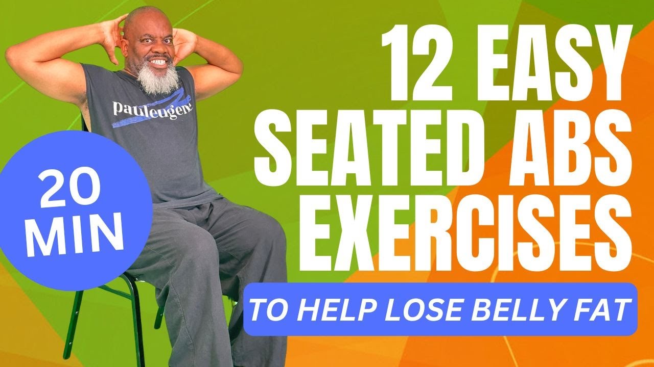12 Seated Abs Exercises that HELPS you lose belly fat! - YouTube