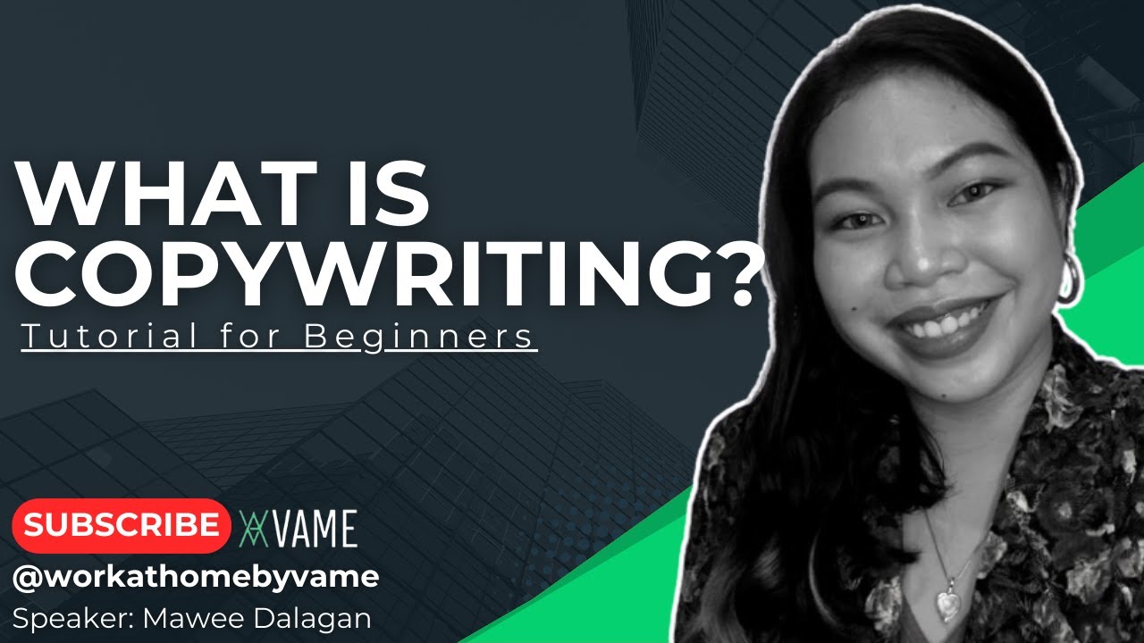 WHAT IS COPYWRITING? | Tutorial for Beginners | VAME Philippines - YouTube