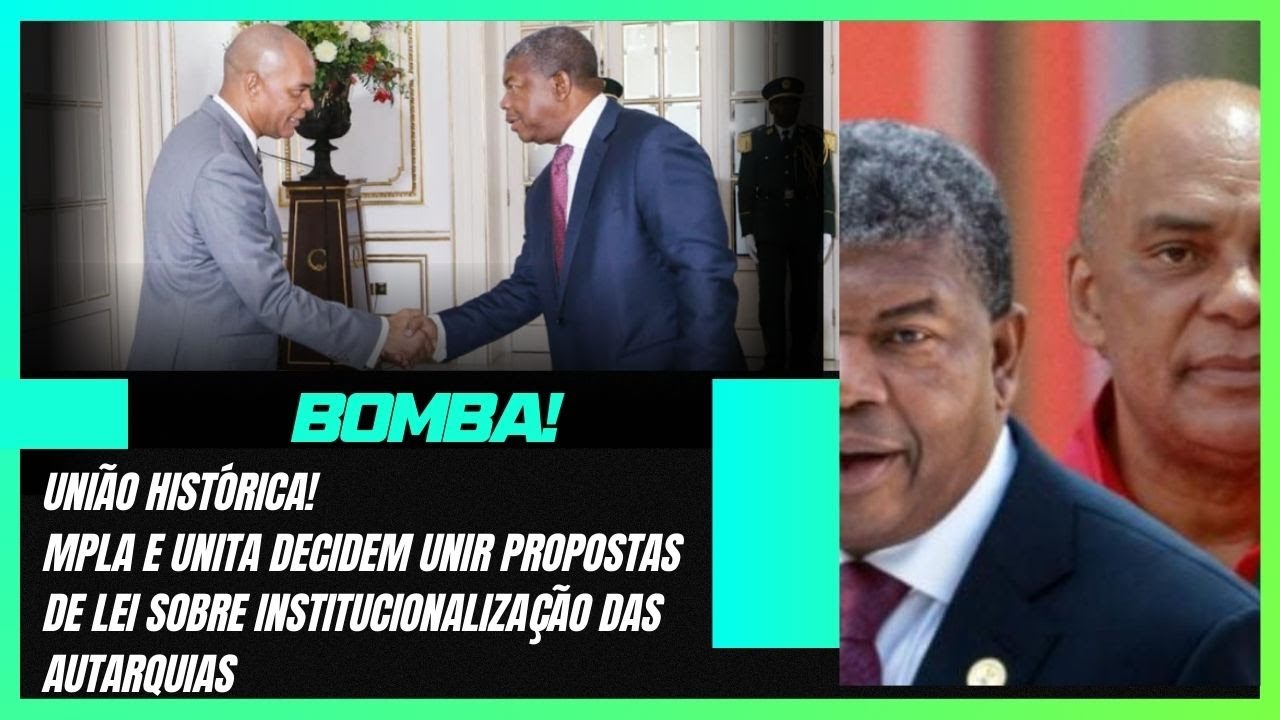 MPLA E A UNITA JUNTOS PELAS AUTARQUIAS, MAS SEM A SOCIEDADE CIVIL - YouTube