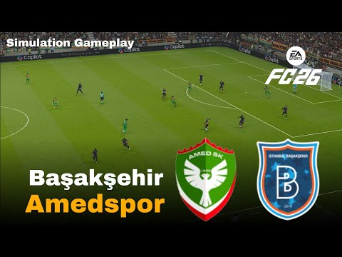 🔴 CANLI - Amedspor vs Başakşehir | PES 21 Futbol Simülasyonu Oynanışı