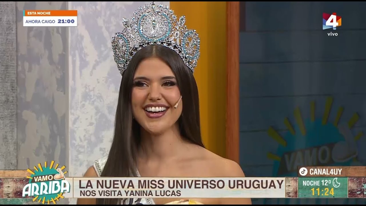 Vamo Arriba - Yanina Lucas, la nueva Miss Universo Uruguay - YouTube