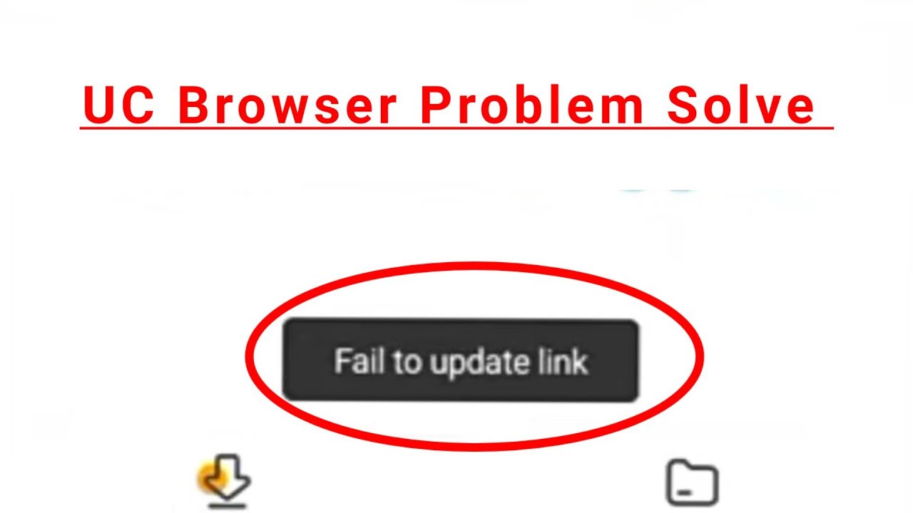 How to Fix failed to update link error in uc browser - YouTube