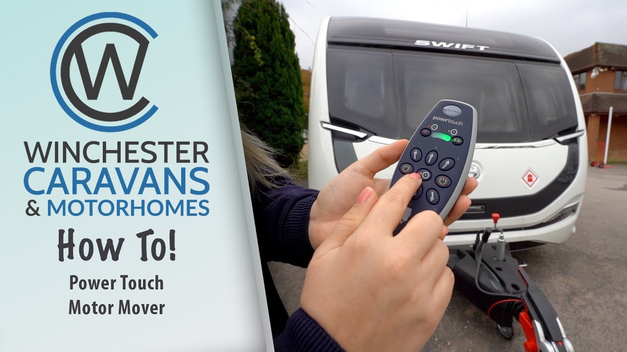 How To Use The Powrtouch Automatic Engagement Caravan Motor Mover - YouTube