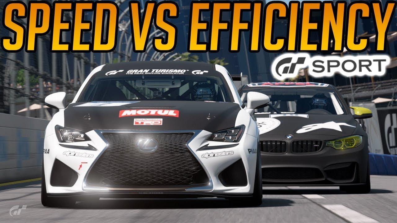 Gran Turismo Sport: Speed Vs Fuel Efficiency - YouTube