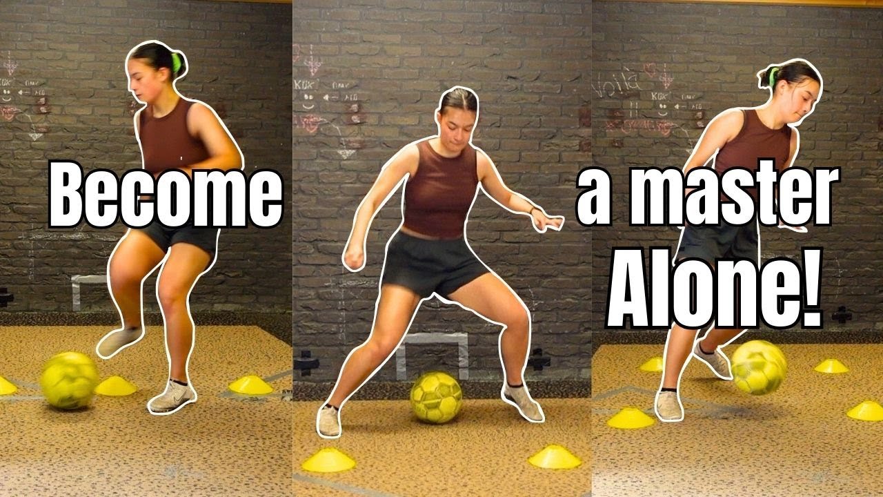 HOW TO PRACTICE SOCCER WHEN YOU'RE ALONE? | 12 MINUTE FULL INDIVIDUAL ...