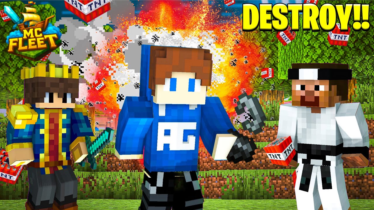 🛑 Playing in MC Fleet Server Minecraft | Aneeq Gamer's Is Live ...