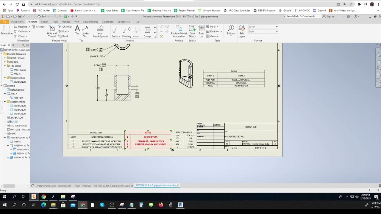 330 TUTORIAL Make A Table Using Inventor - YouTube