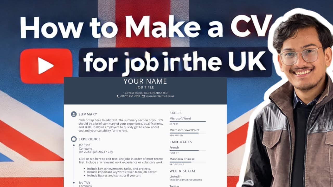 UK CV Tips for International Students: Get Your First Job Fast 💯 - YouTube